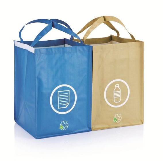 SAC DE RECYCLAGE, 2 pinces | Cadeaux24