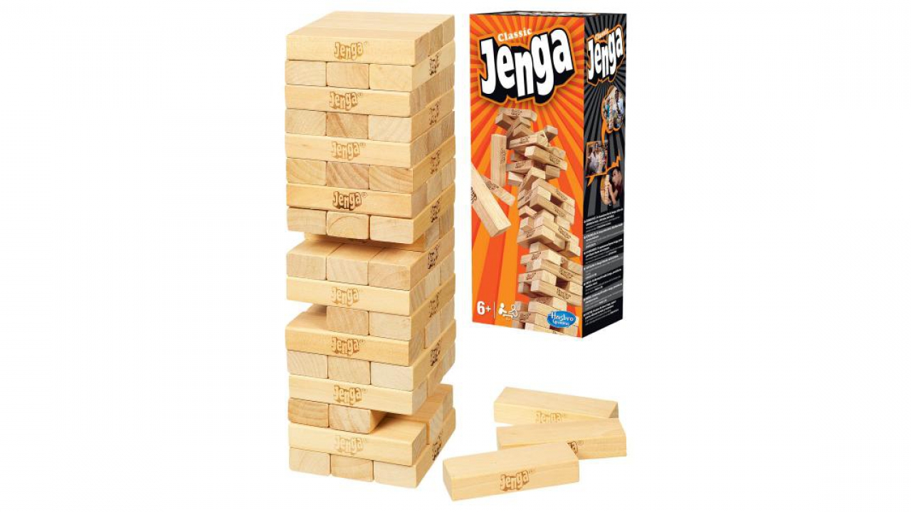 Jenga Classic, Dans une présentation moderne | Cadeaux24