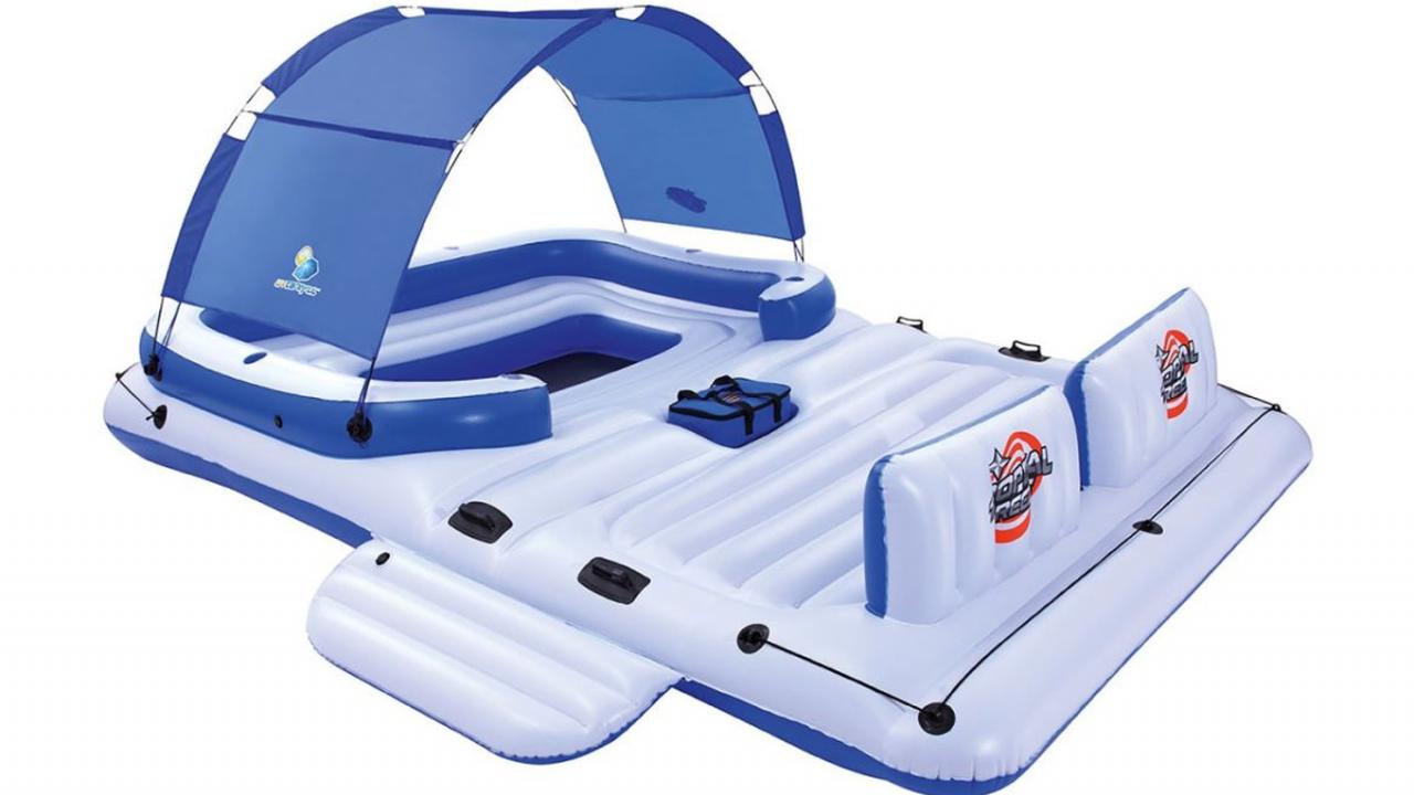 Aufblasbare Insel, mit Lounge | geschenkparadies.ch