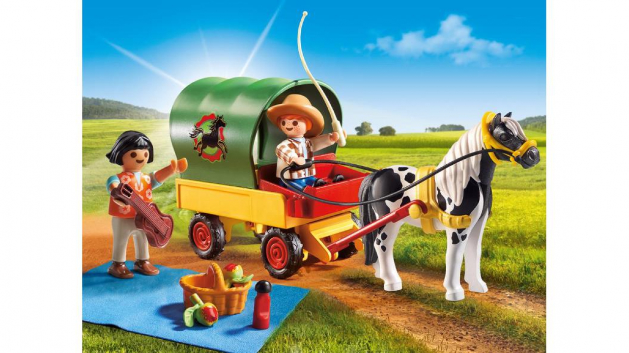 Ausflug mit Ponywagen - Playmobil® Playmobil Bauernhof Playmobil à la ...