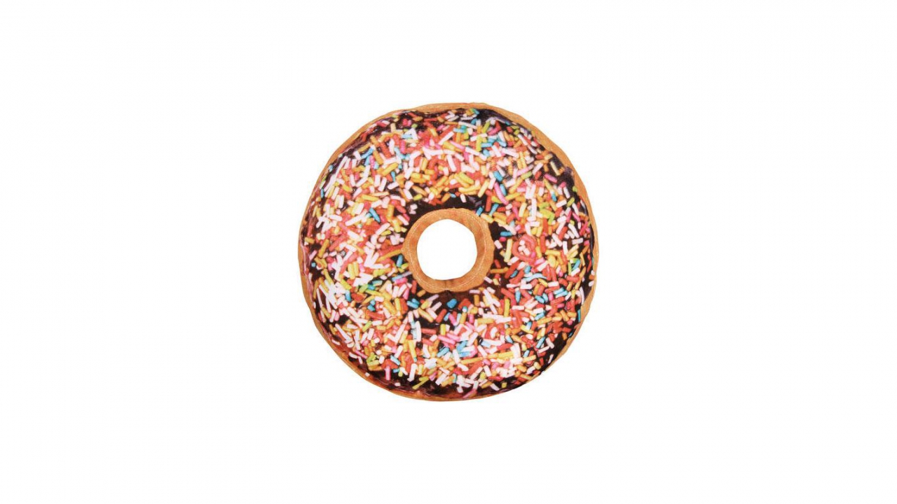 Coussin donut, Choco & Sprinkles | Cadeaux24 Coussin donut, Choco & Sprinkles | Cadeaux24