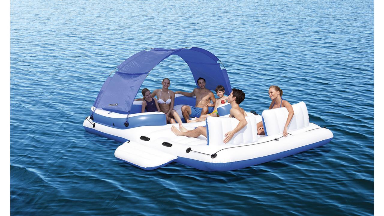 Aufblasbare Insel - mit Lounge