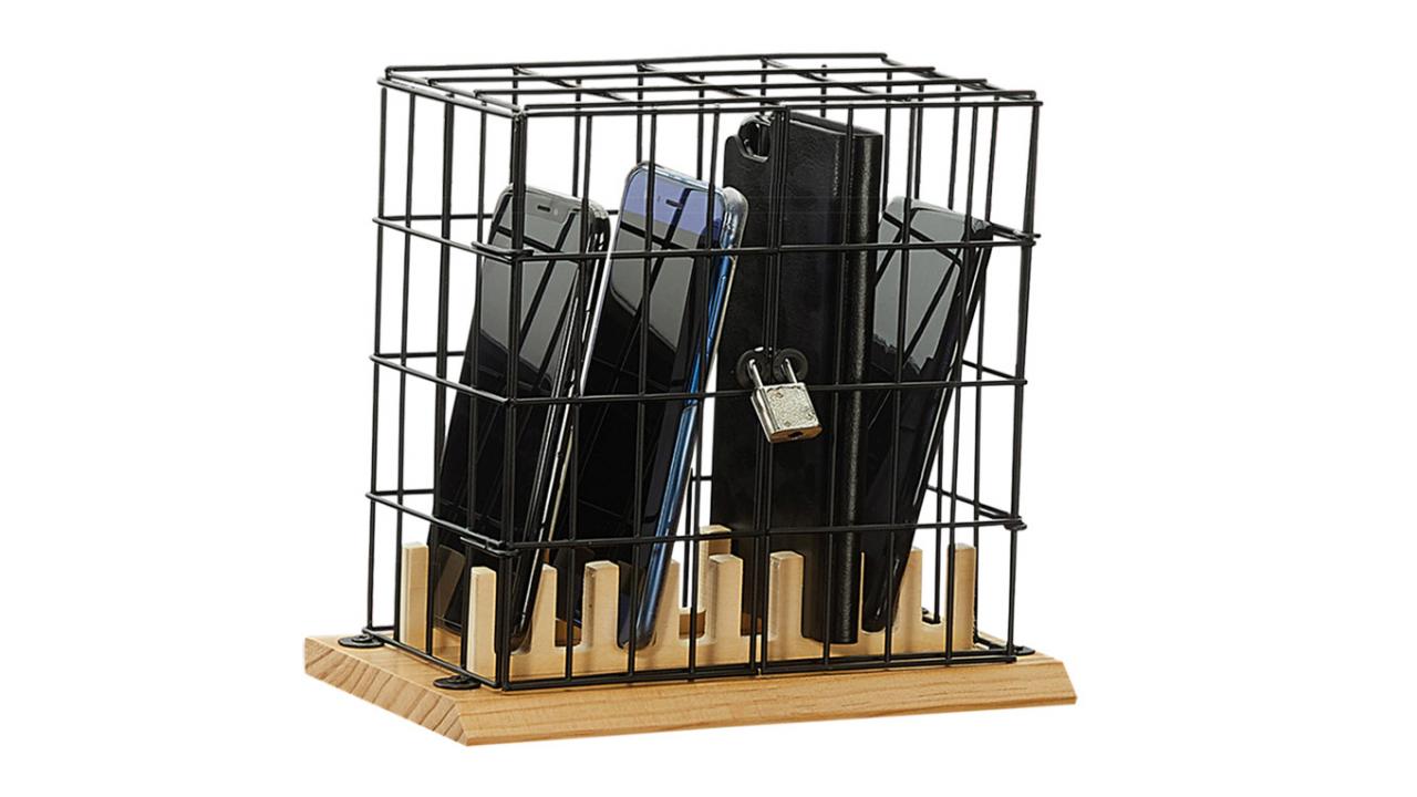 Cage à téléphone - Bas les pattes