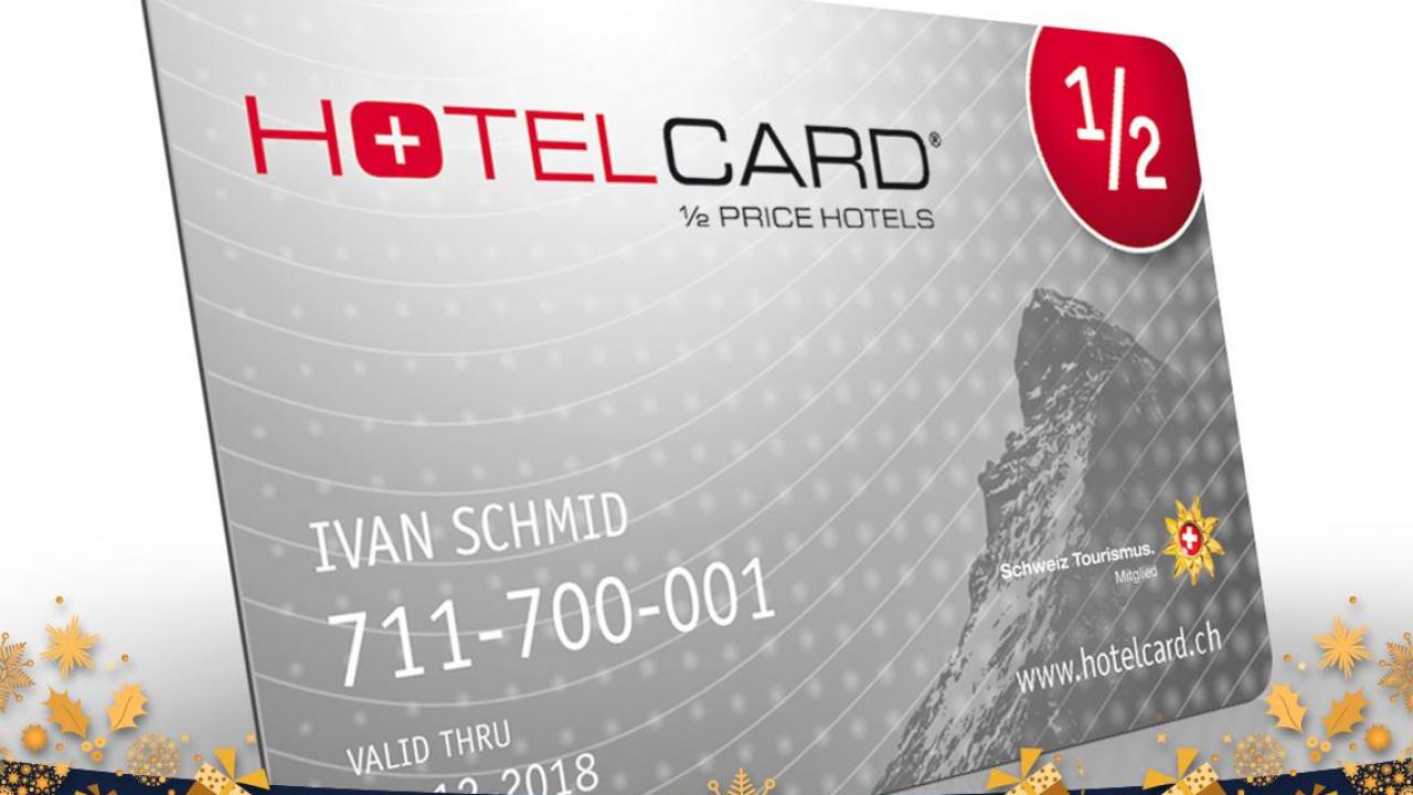 Offre Hotelcard, le demi-tarif pour les hôtels durant 1 an | Cadeaux24