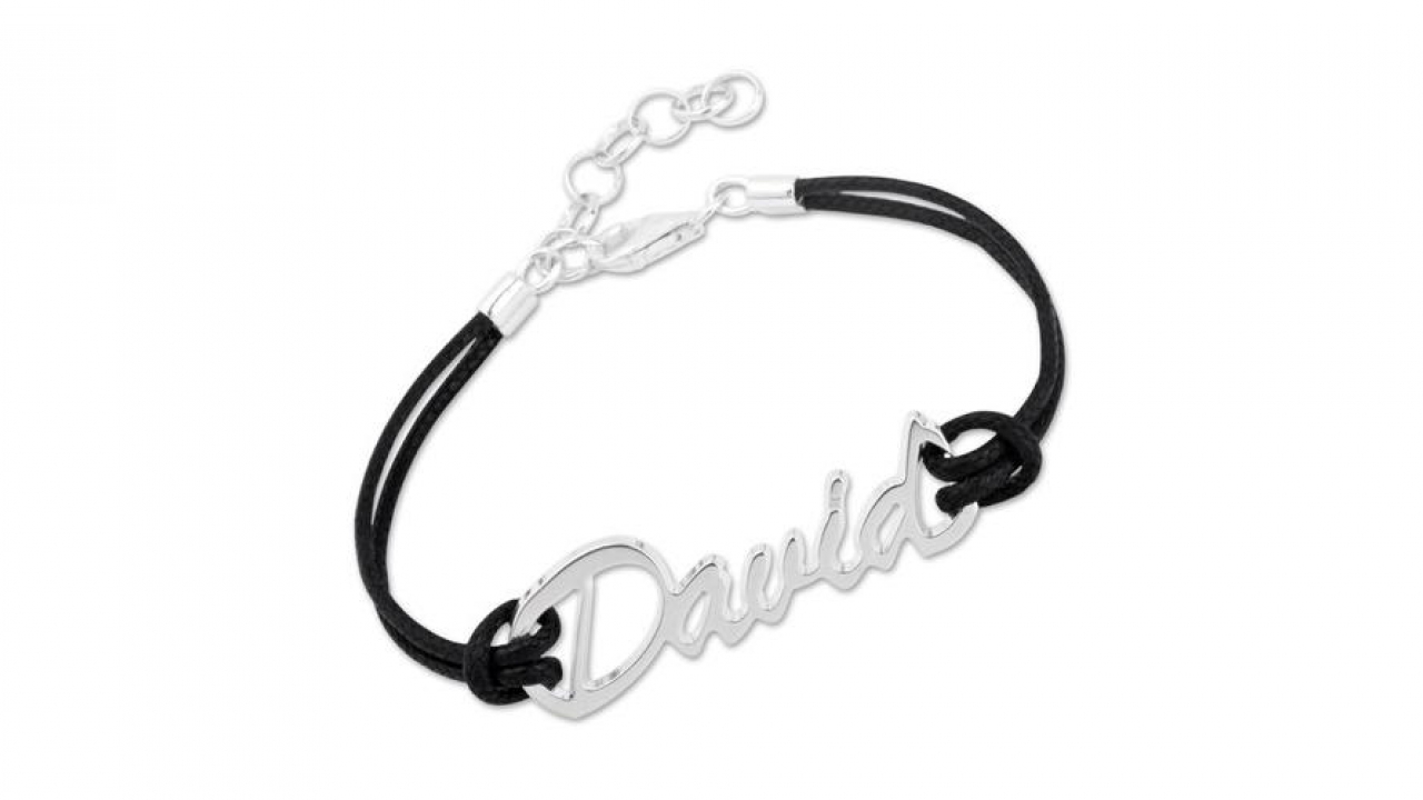 Bracelet en argent - Nom de votre choix