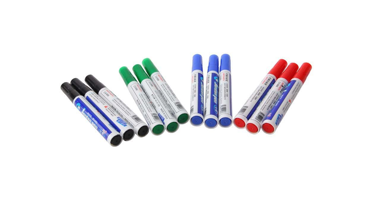 Marqueurs pour tableau blanc - 12 pièces / couleurs 1