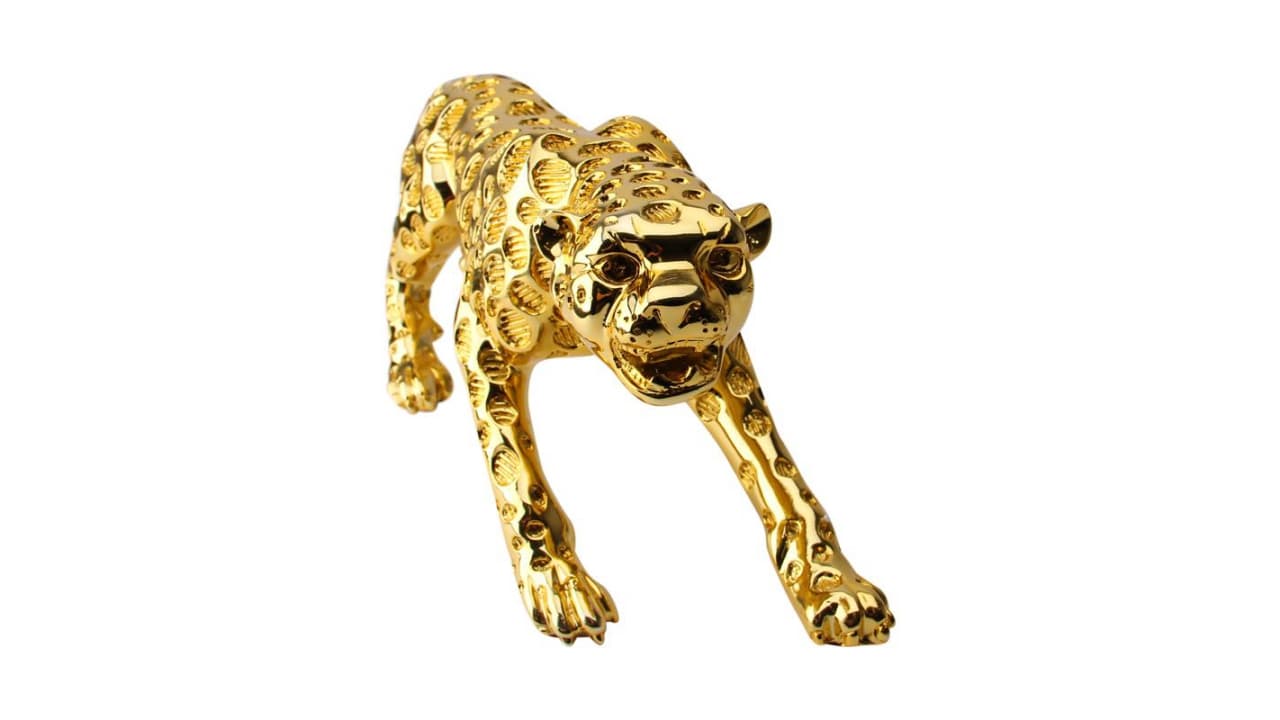 Golden Leopard - 26x6x6cm 5