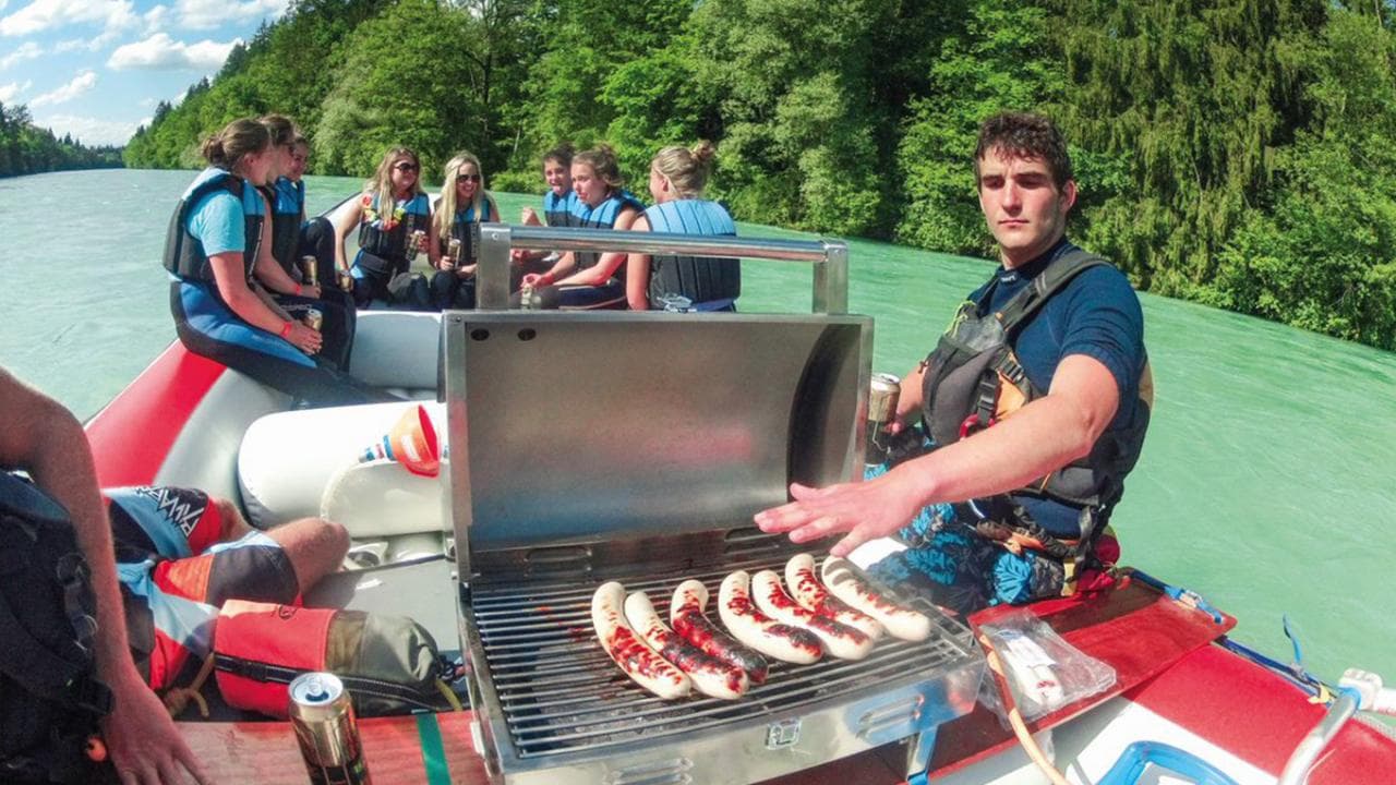 Flussfahrt im Rafting Boot - auf der Aare von Thun nach Bern 4