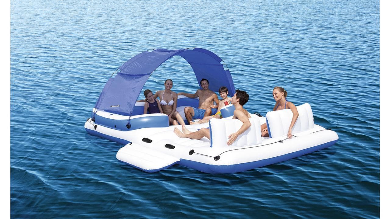 Aufblasbare Insel - mit Lounge