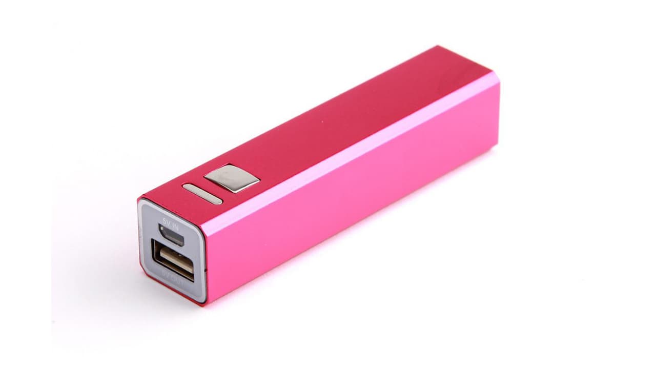 Powerbank für Smartphone - und USB-Geräte - Pink 1